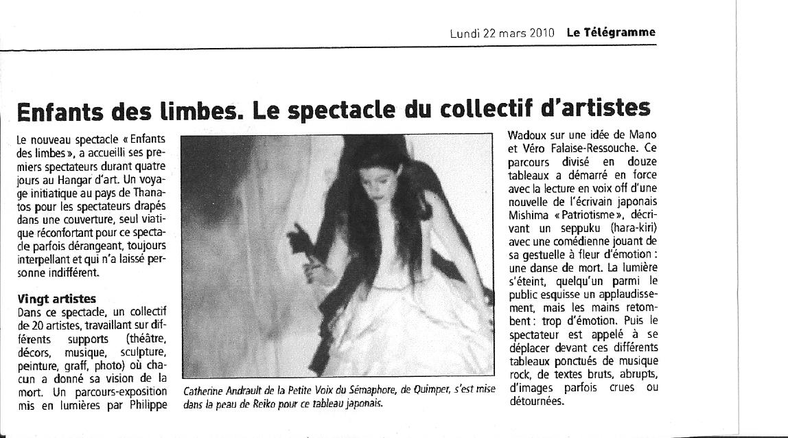 2010 "Tableau Japonais" Presse :: La Petite Voix du Semaphore